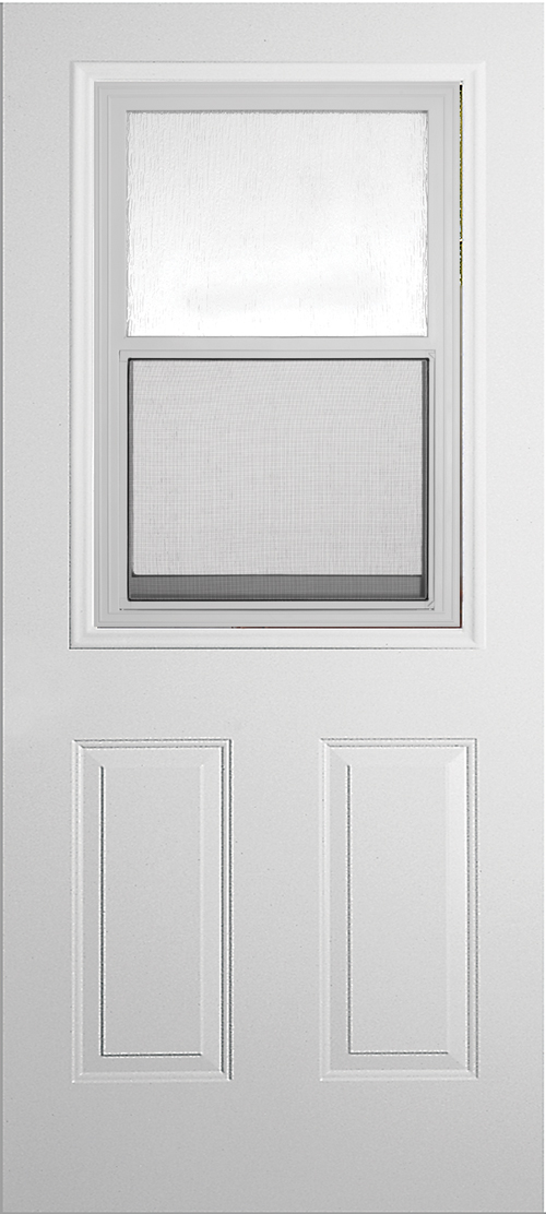 2236 Rain Internal Venting Doorlite - Vent Lite Exterior Door Inserts